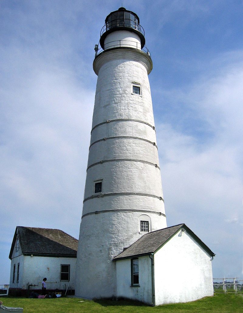 The First Lighthouse Built in the United States Shines Out ...