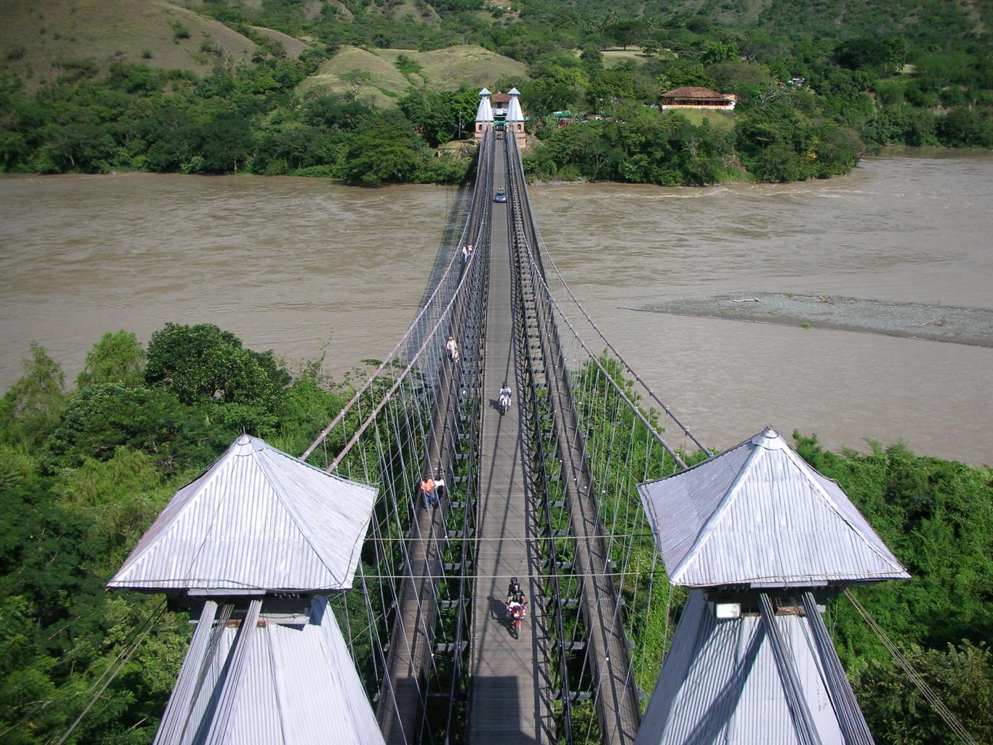 1895: This Suspension Bridge in Colombia is Still the Second-Longest ...