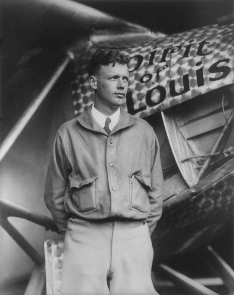 “The Lone Eagle” Completes His History-Making Transatlantic Flight ...