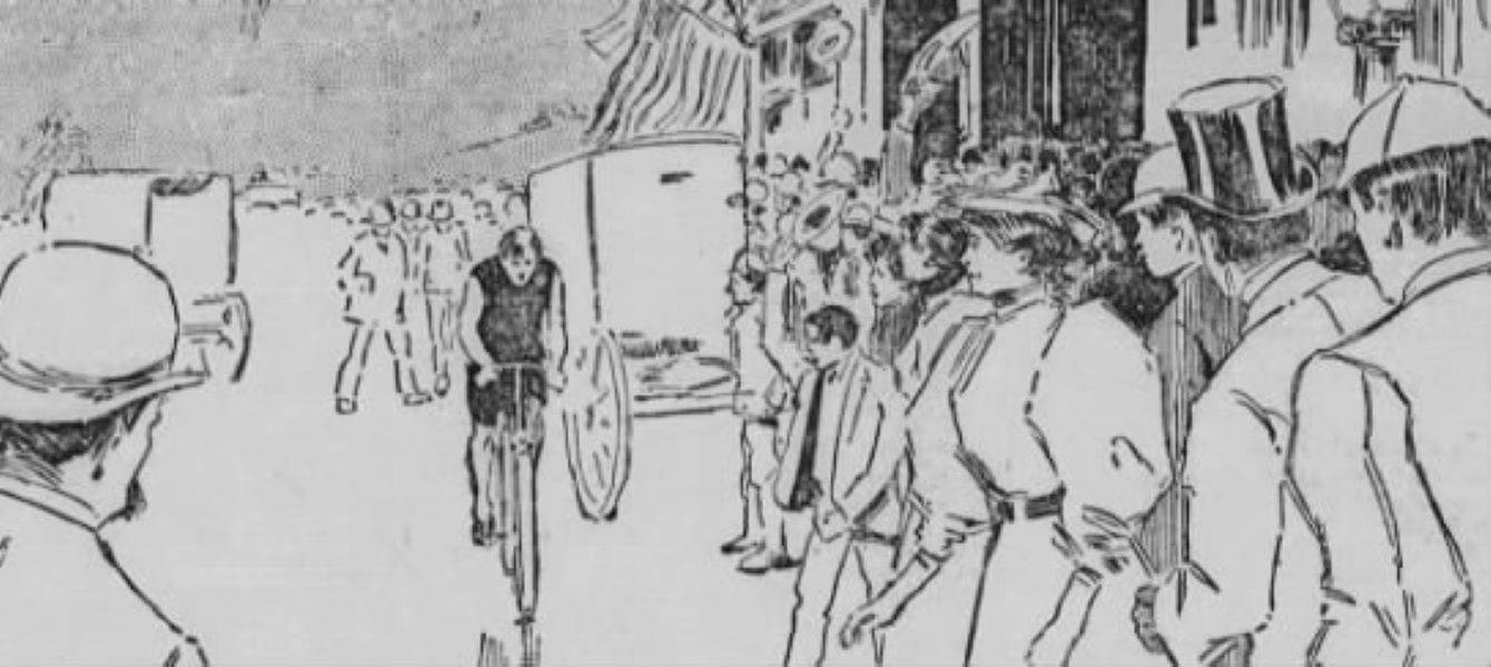 The Finish of a Pioneering Coast-to-Coast Bicycle Relay Race ...