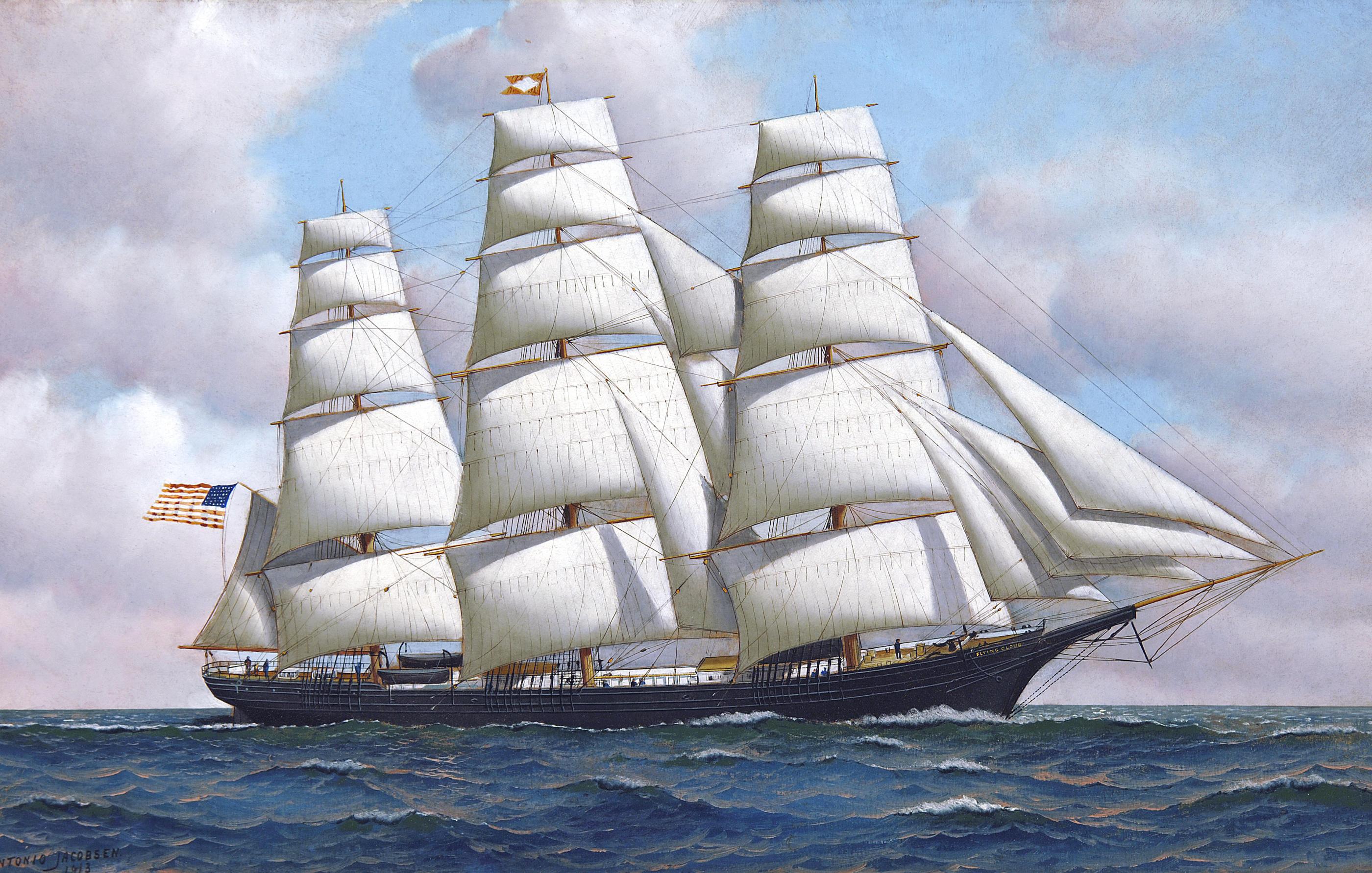 1851: A Clipper Ship Begins a Record-Breaking Voyage – Transportation ...