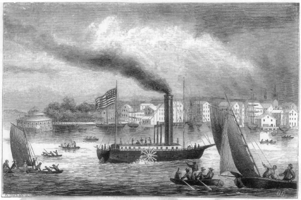 1807: The Debut of the First Commercially Successful Steamboat Service ...