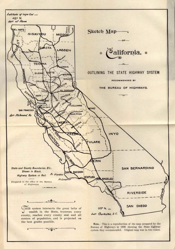 1895: A Pivotal Development for the Golden State’s Network of Highways ...