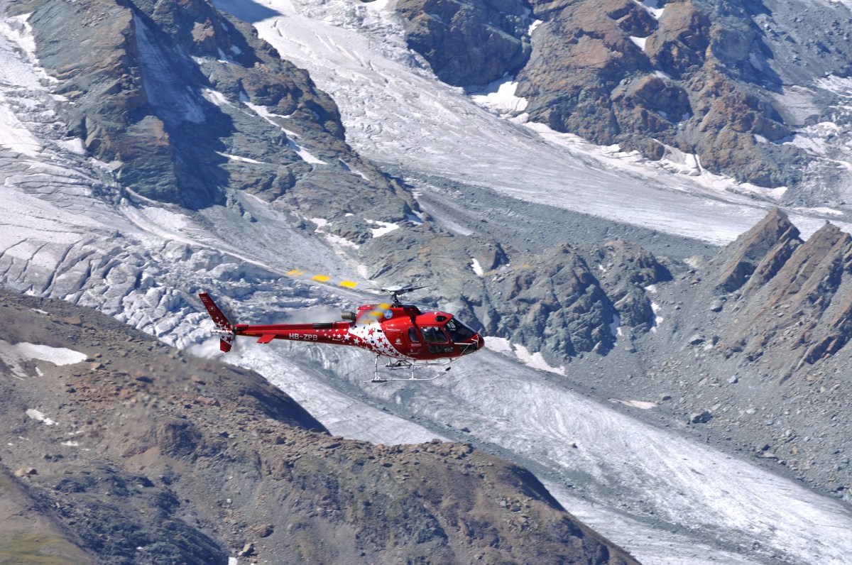 2005: A Helicopter Lands on Top on Mount Everest as Part of an ...