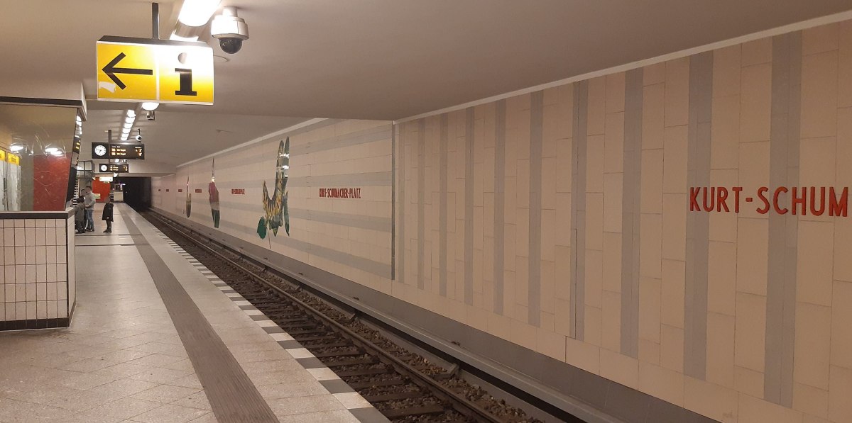 1956: The Opening of a Rapid Transit Station in Berlin that Bears the ...