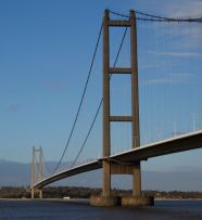 1981 The Record Breaking Humber Bridge In England Is First Opened To