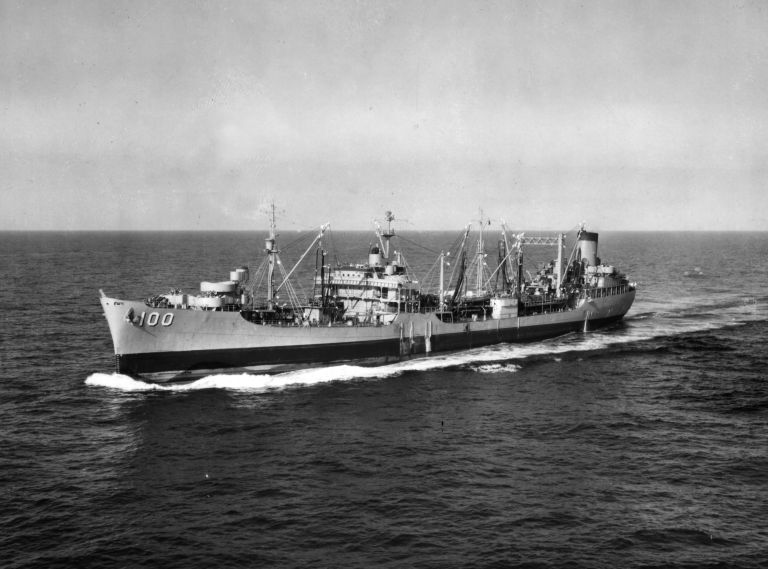 1945: Named for an Alaskan River, this U.S. Navy Tanker was Launched in ...