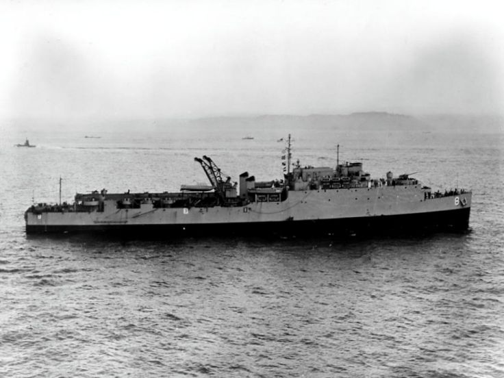 1944: The Commissioning of a U.S. Navy Dock Landing Ship ...