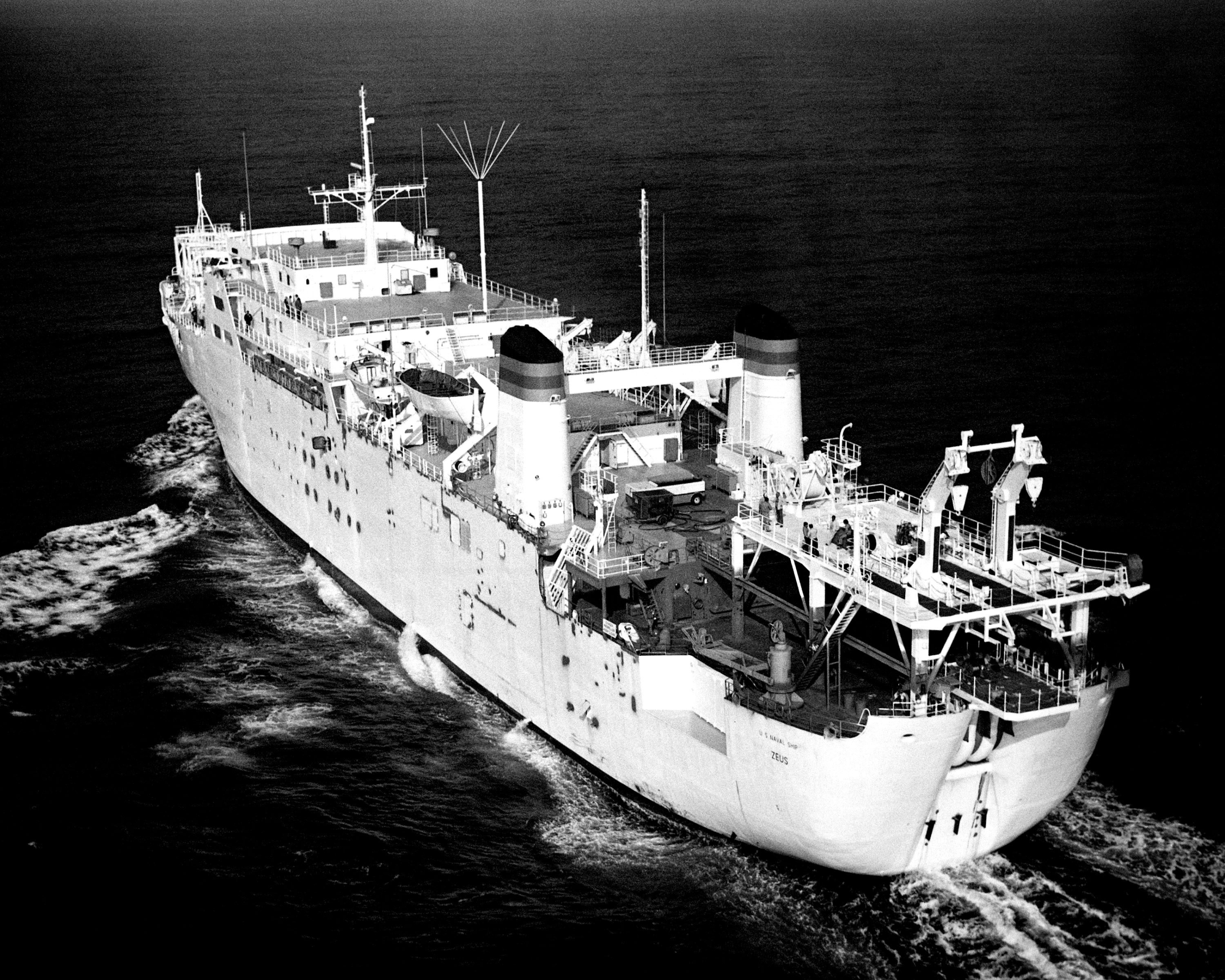 1982: A Christening Ceremony for the First Cable Ship to be Built for ...