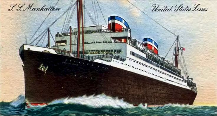 1931: A Record-Breaking Ocean Liner is Launched in the Garden State ...